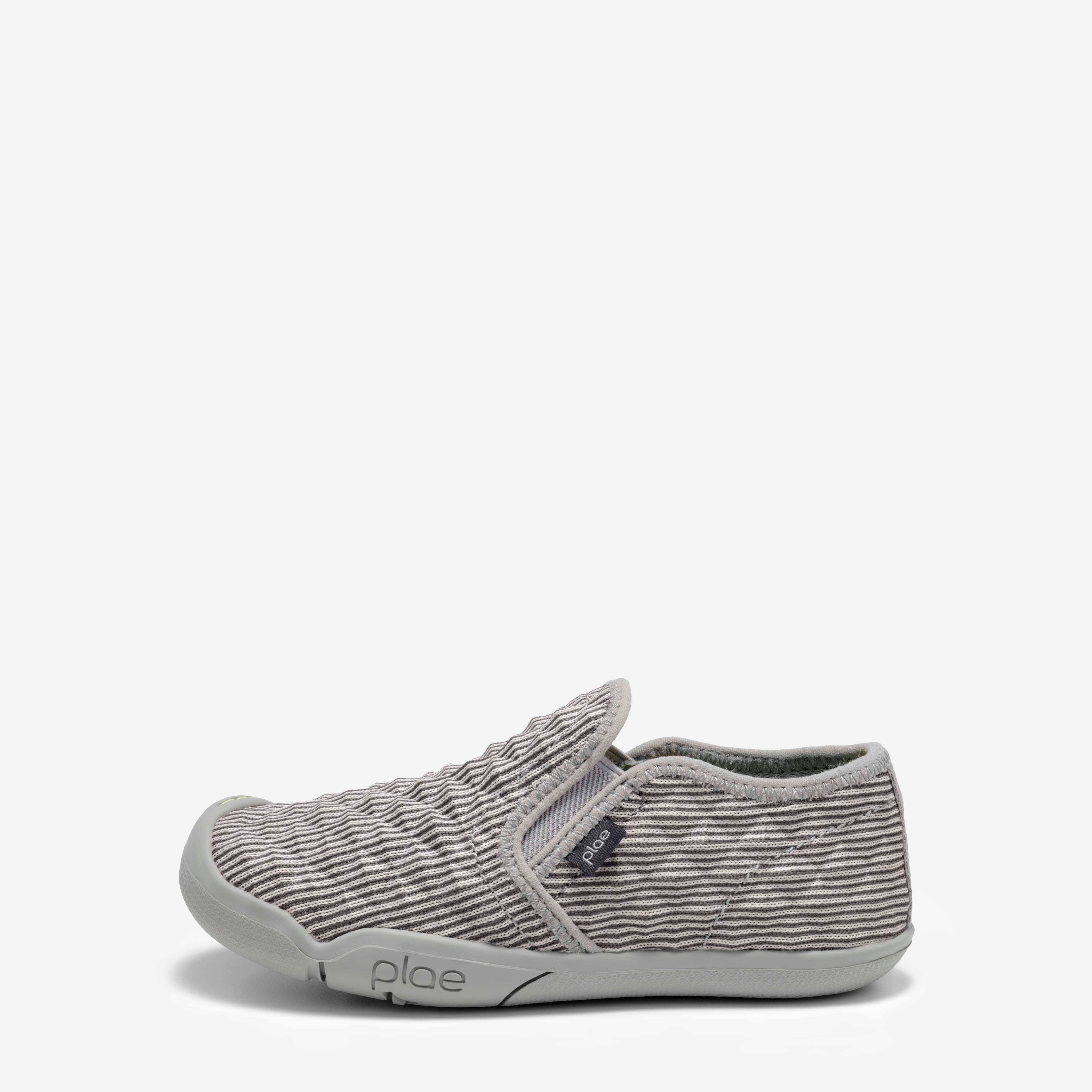 Migi Vog Grey 3D Prism - PLAE Kids Shoes - Slip-on Sneakers
